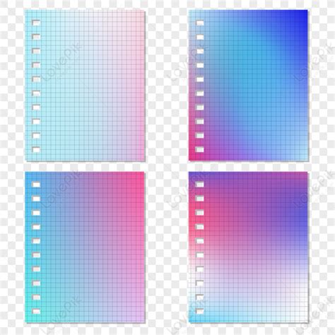 참고 보라색 그라데이션 메모 용지 조합 스티커 일러스트 종이 일러스트 테이프 일러스트일깨우다일일 메모 Png 일러스트 무료