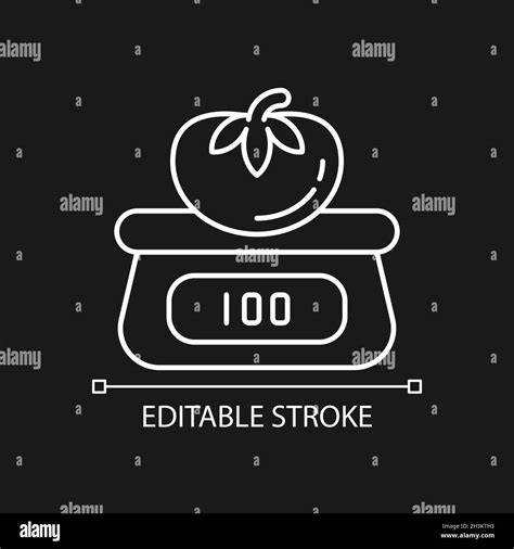 Physical Testing White Linear Icon For Dark Theme Stock Vector Image And Art Alamy