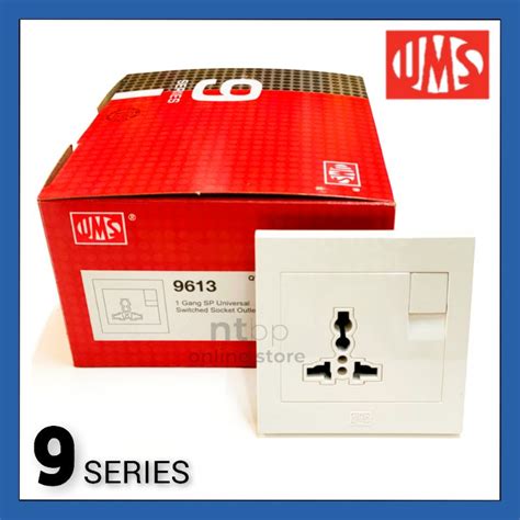 UMS CROWN 13A Universal Multi Switch Socket Plug Socket Outlet Shopee Malaysia
