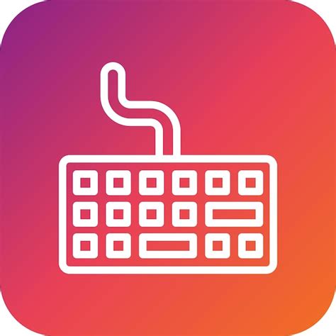 Premium Vector Keyboard Vector Icon Design Illustration