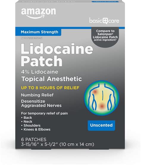 Basic Care Lidocaine Patch Topical Anesthetic Nepal Ubuy