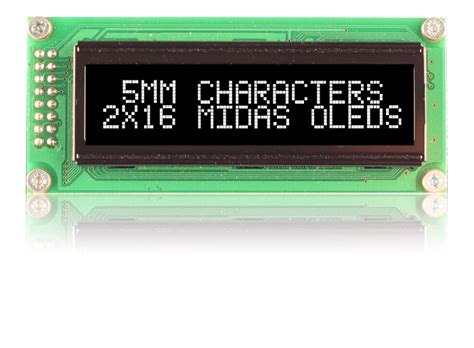 mcob21605b1v ewp midas midas white oled display cob parallel