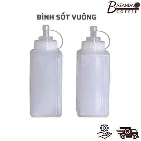 ขวดซอสคุณภาพสูง800 1000มลพลาสติกสี่เหลี่ยมพร้อมจุกกันรั่วกว้าง Shopee Thailand