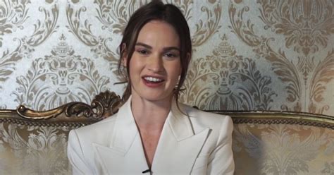 Lily James Opened Up About Women Having Affairs Before Dominic West Kiss Storm Mirror Online
