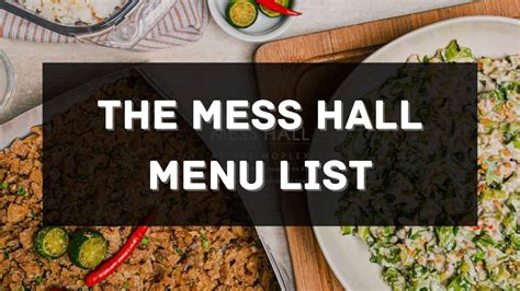 The Mess Hall Menu Prices Philippines 2025 Updated All About Philippines Menu