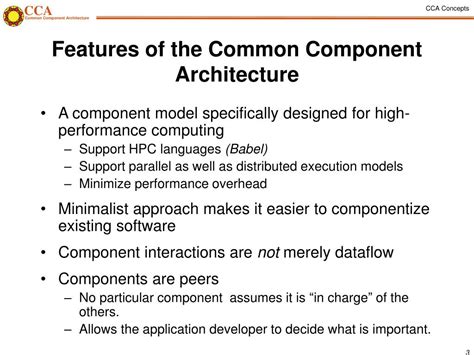 Ppt Common Component Architecture Concepts Powerpoint Presentation