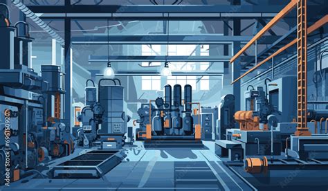 Create An Industrial Vector Background With Metallic Grays And