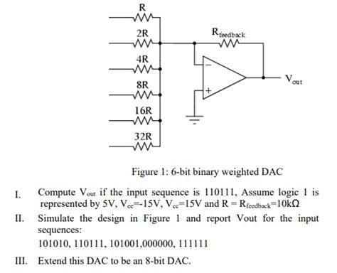 Solved The Circuit Shown In Figure 1 Is For A 6 Bit Chegg Com