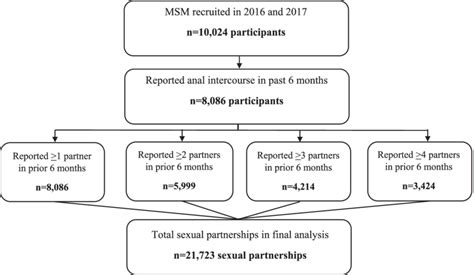 Study Flow Chart Of Men Who Have Sex With Men MSM Who Reported Anal Download Scientific