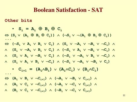Ppt Boolean Satisfaction Sat Powerpoint Presentation Free Download