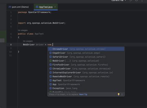 Java Not Able To Use The Reference Variable To Access Methods In Intellij Maven Project