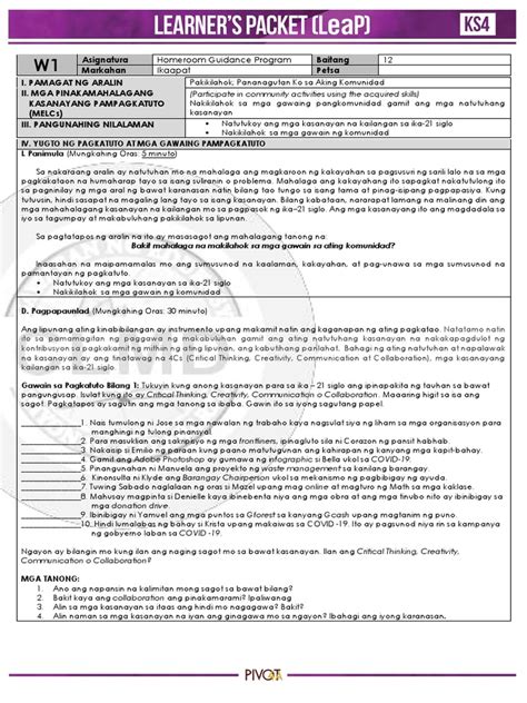 Q4 Hgp 12 Week 1 Pdf