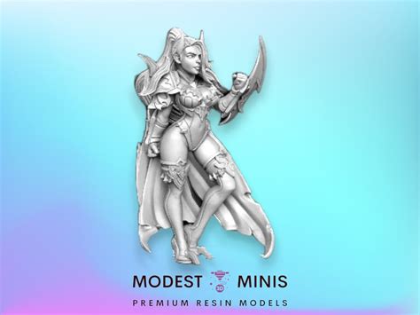 Elena Miniatura Dnd A Escala De 32 Mm Dungeons And Dragons Jrpg