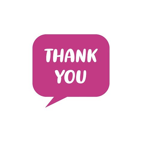 Dank U Brief In Hand Getrokken Tekstballon Vector Sjabloon Premium Vector