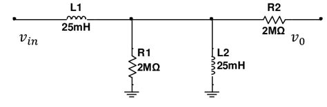 Circuit Diagram Of Rl Bandpass Filter Download Scientific Diagram