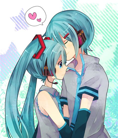 Hatsune Miku And Hatsune Mikuo Vocaloid Drawn By Ruka Danbooru