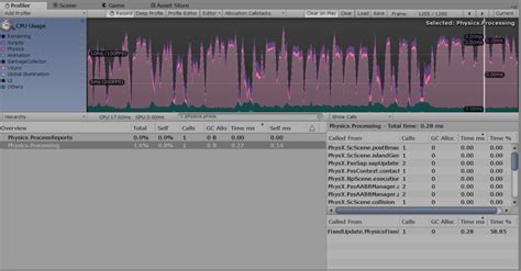 physics profiler unity manual