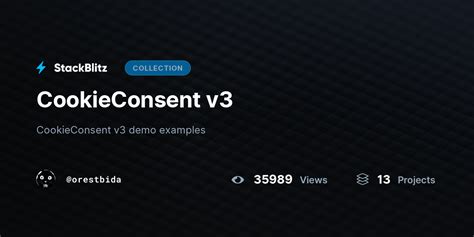 Cookieconsent V3 By Orestbida Stackblitz