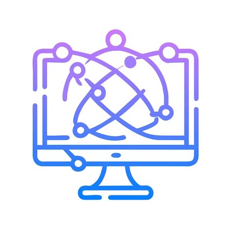 Premium Vector Quantum Computer Programming Vector Graphics Illustration Eps Source File