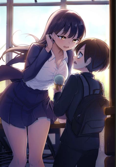 Yamada Anna And Ichikawa Kyoutarou Boku No Kokoro No Yabai Yatsu Drawn By Fleesveon Danbooru