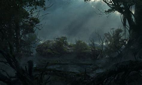 Artstation Returnal Concepts Bluesky Swang Fantasy Landscape