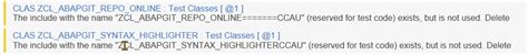 Clas Testclass Include Not Removed · Issue 4460 · Abapgitabapgit