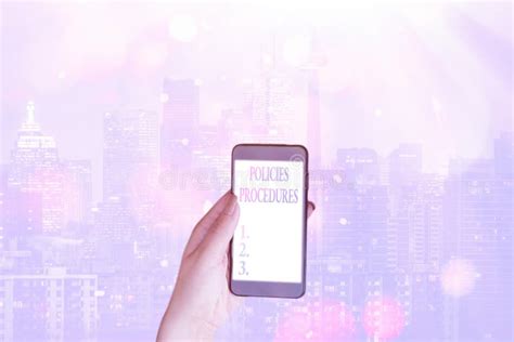 Handwriting Text Writing Policies Procedures Concept Meaning Influence Major Decisions And