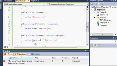 C Video Fundamentals Of Object Oriented Programing Part 3 Youtube