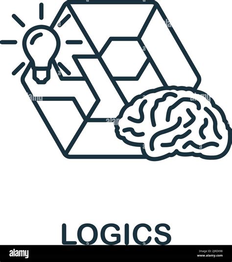 Logics Icon Line Simple Science Icon For Templates Web Design And