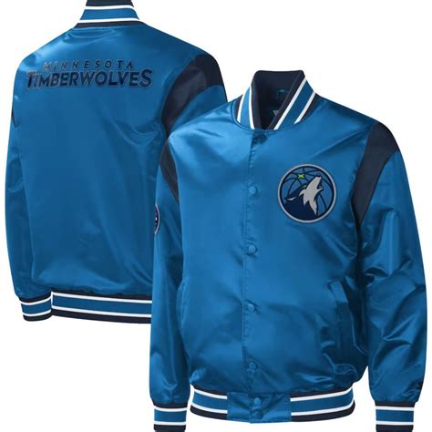 Minnesota Timberwolves Force Play Varsity Jacket Jm