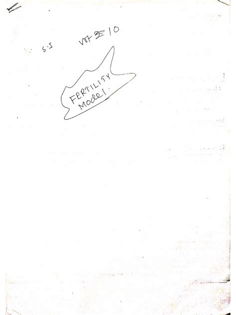 Fertility Model Pdf