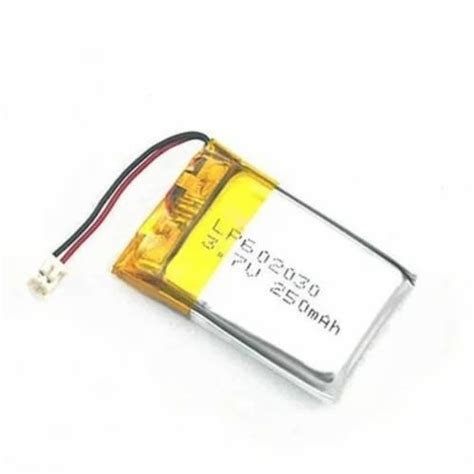 QBM 3.7V 250Mah Lithium Ion Battery Nominal Voltage: 3.7 Volt (V) at ...