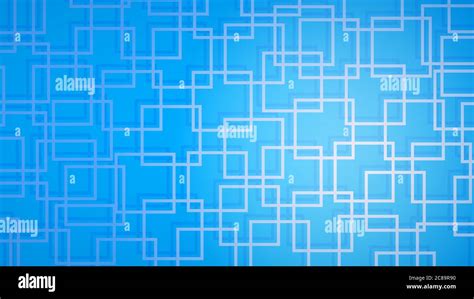 Abstract Background Of Intersecting Squares With Shadows In Light Blue Colors Stock Vector Image