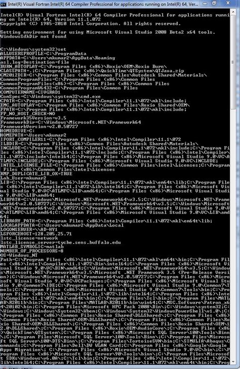 Windowssdkdir Not Found Intel Community
