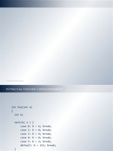 Segment16 Switch Statements Pdf Computing Computer Programming