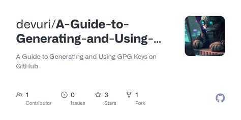 Github Devuria Guide To Generating And Using Gpg Keys On Github A