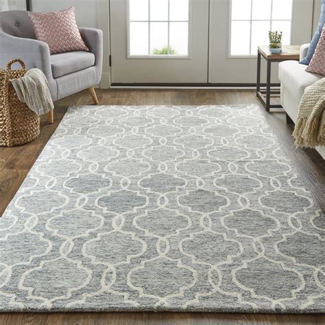 Feizy Belfort 8775f Grayivory Area Rug Incredible Rugs And Decor