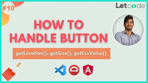 Interact With Buttons Protractor Tutorial Letcode Youtube
