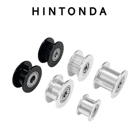 Шкив 16t B3 W6 Af B ведомый на подшипнике гладкий ось Ø3мм ремень 6мм Ua3d