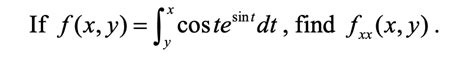 Solved F X Y Yxcostesintdt Chegg Com