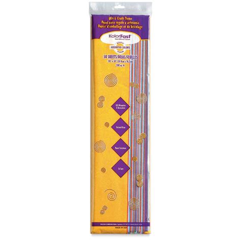 Spectra Kolorfast Tissue 20 X 30 Assorted 50 Sheets Color