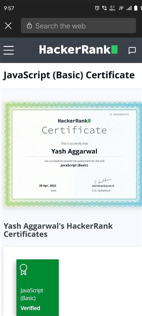 Javascript Hackerrank Yash Aggarwal