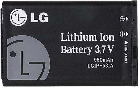 Lg Lgip A Oem Cell Phone Li Ion V Battery Mah Wh Eac Sbpl Walmart Com