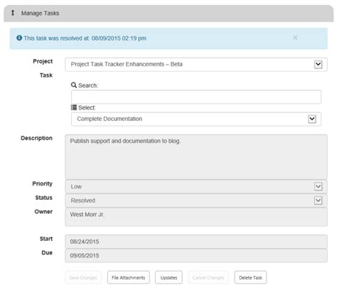 Sharepoint Project Task Tracker App Support And Documentation