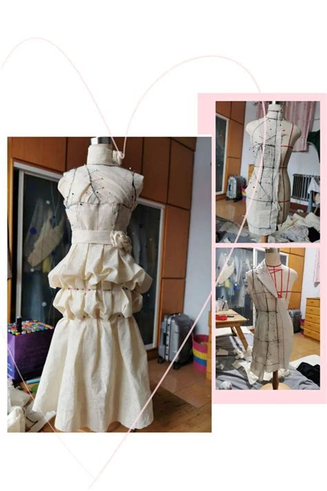 我们结课啦 18级服装设计1班立体裁剪课结课报告 作业