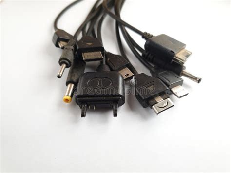 Charger Ports For Mobiles Stock Image Image Of Multimedia