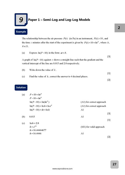 【ib Math】your Practice Set Applications And Interpretation For Ibdp Mathematics Book 2