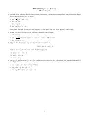 HW Pdf ECE A Signals And Systems Homework For Each Of The Following Discrete Time