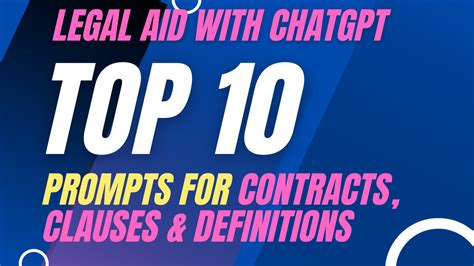 Chatgpt A Valuable Tool For Legal Contracts Clauses And Definitions