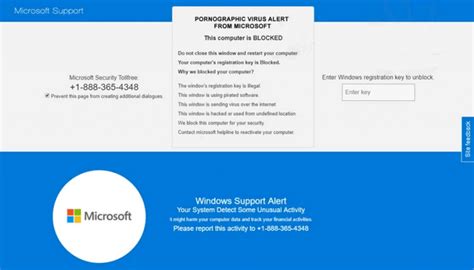 Pornographic Virus Alert From Microsoft 2024 Removal Guide